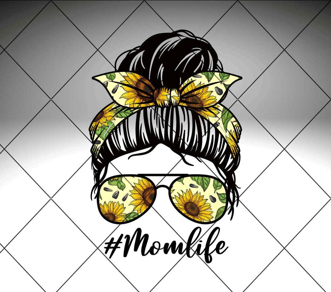 Sunflower Mom Life PNG - Etsy