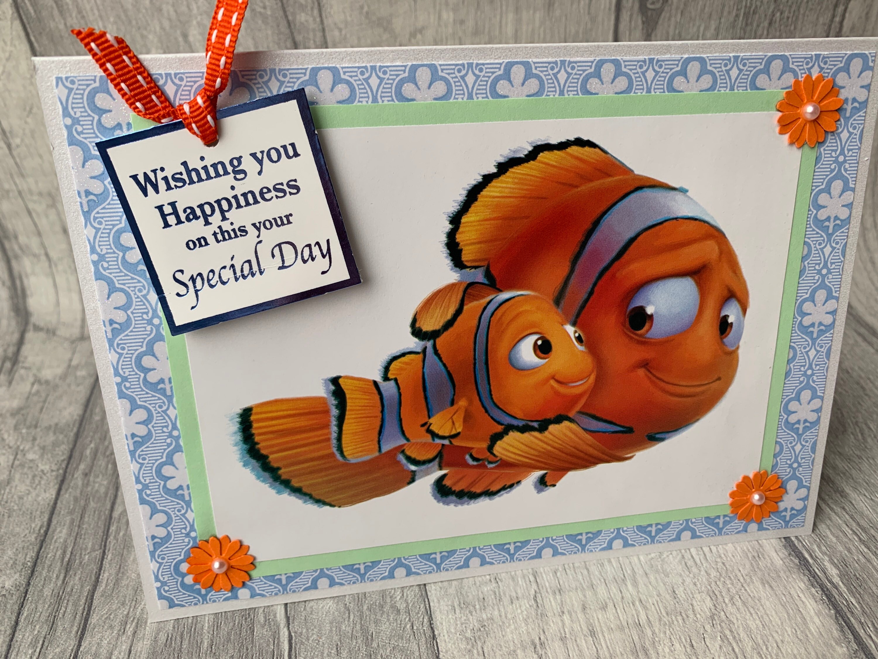 Disney Pixar Finding Nemo handmade Birthday card | Etsy