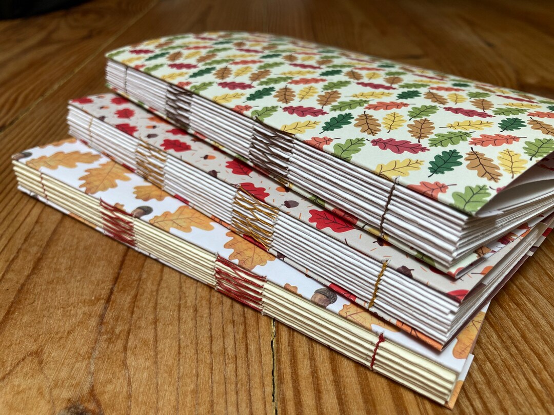 A5 OAK Leaf Notebooks, AUTUMN - Etsy