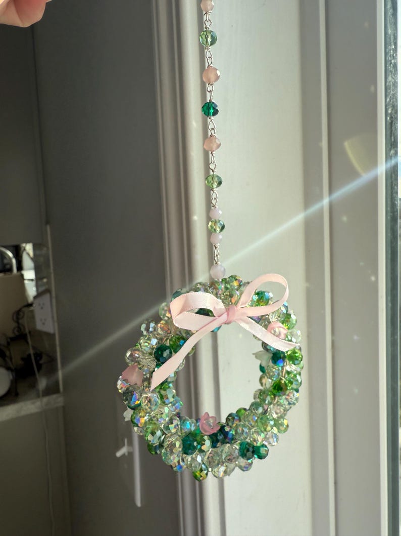 Beaded Spring Wreath - Etsy