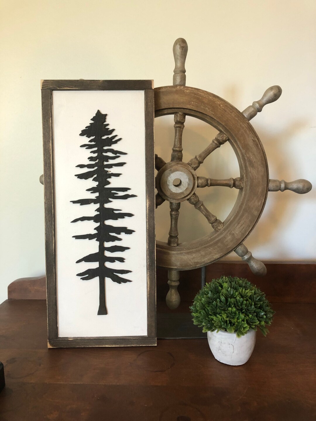 Sitka Tree 3D Wood Art West Coast Sitka Tree Rustic Decor - Etsy