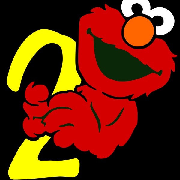 Elmo Birthday Shirt - Etsy
