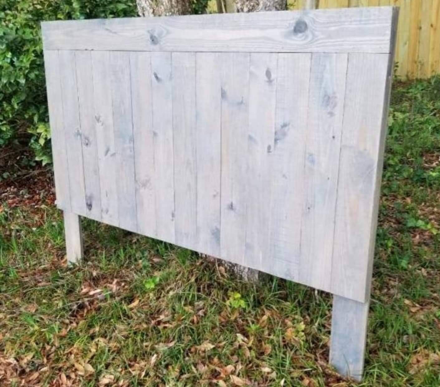 Headboard Rustic King Queen Double Full Twin Wood - Etsy