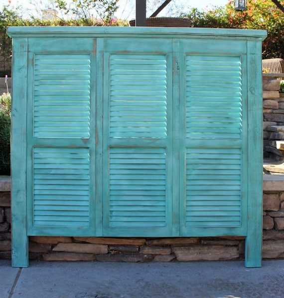 Shutter headboard king store
