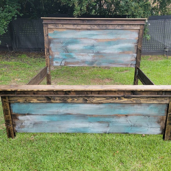 Distressed Headboard - Etsy
