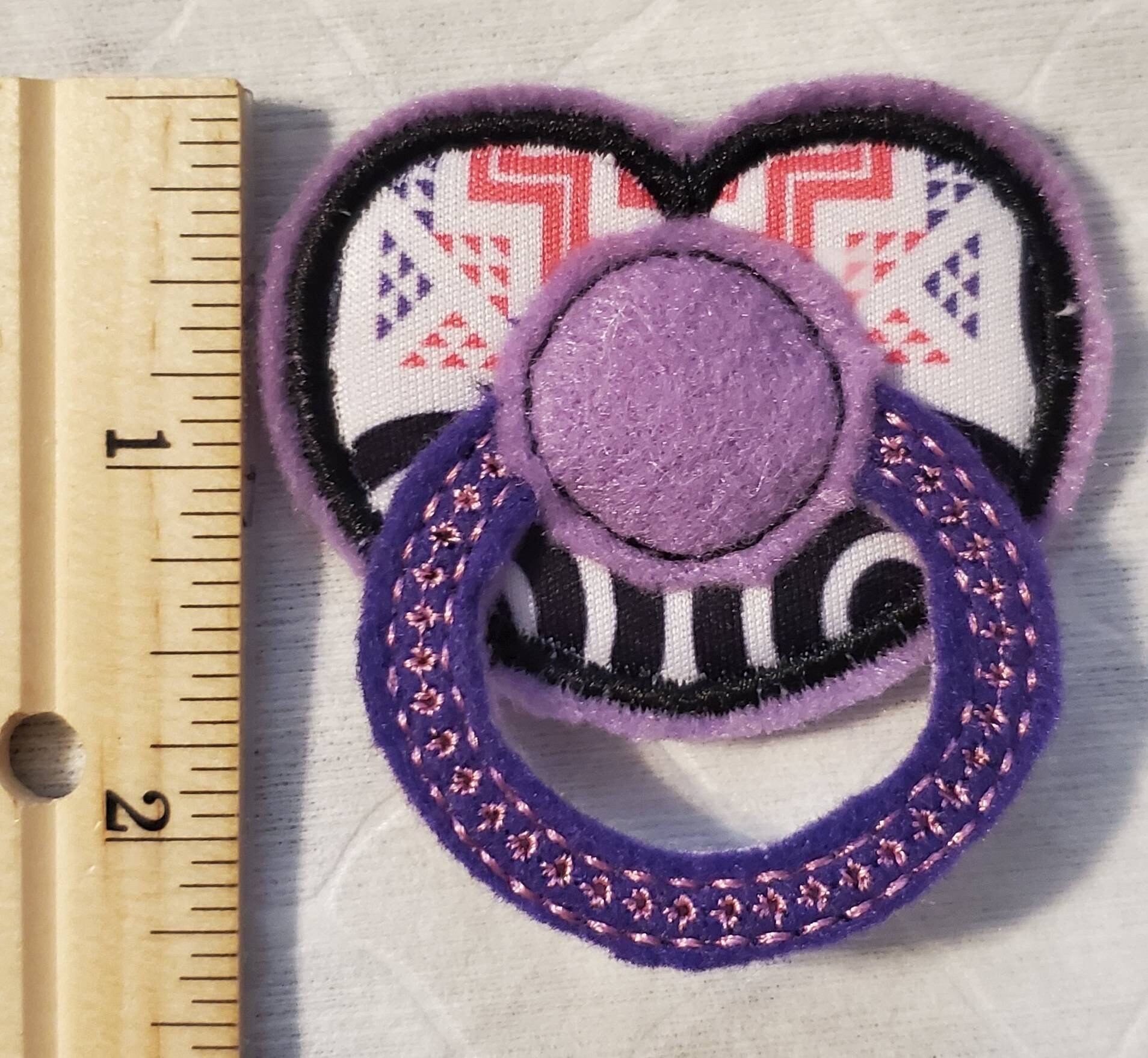 Make Your Own in the Hoop Magnetic Pacifier Design for a 4x4 | Etsy UK