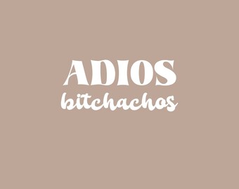 Adios Sticker - Etsy