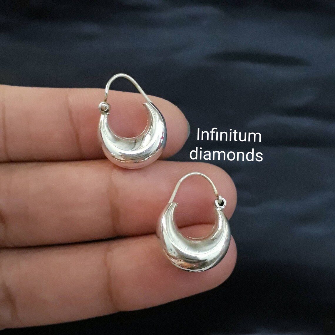 Sterling Silver Hoops for Men Boys,gents Silver Bali,silver Earrings ...