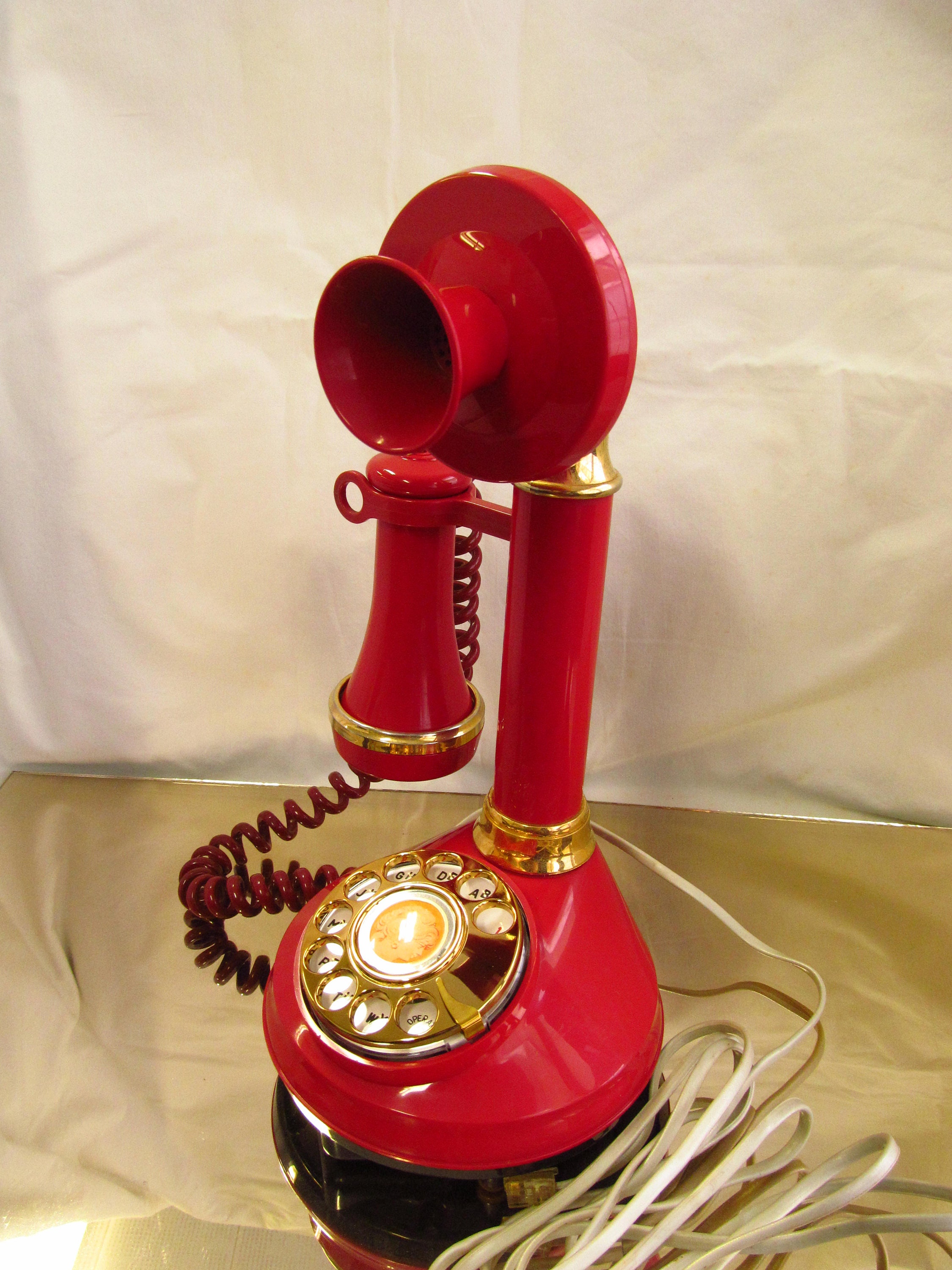 Plastic Reproduction Candlestick Phone U.S. Made - Etsy