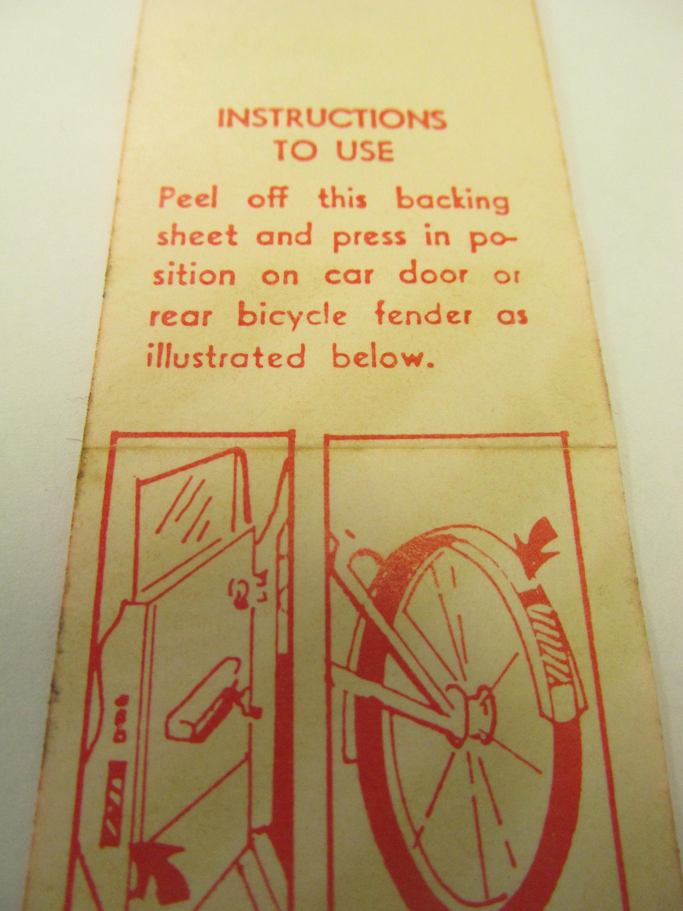 Reflective Bicycle/car Sticker Daynight - Etsy