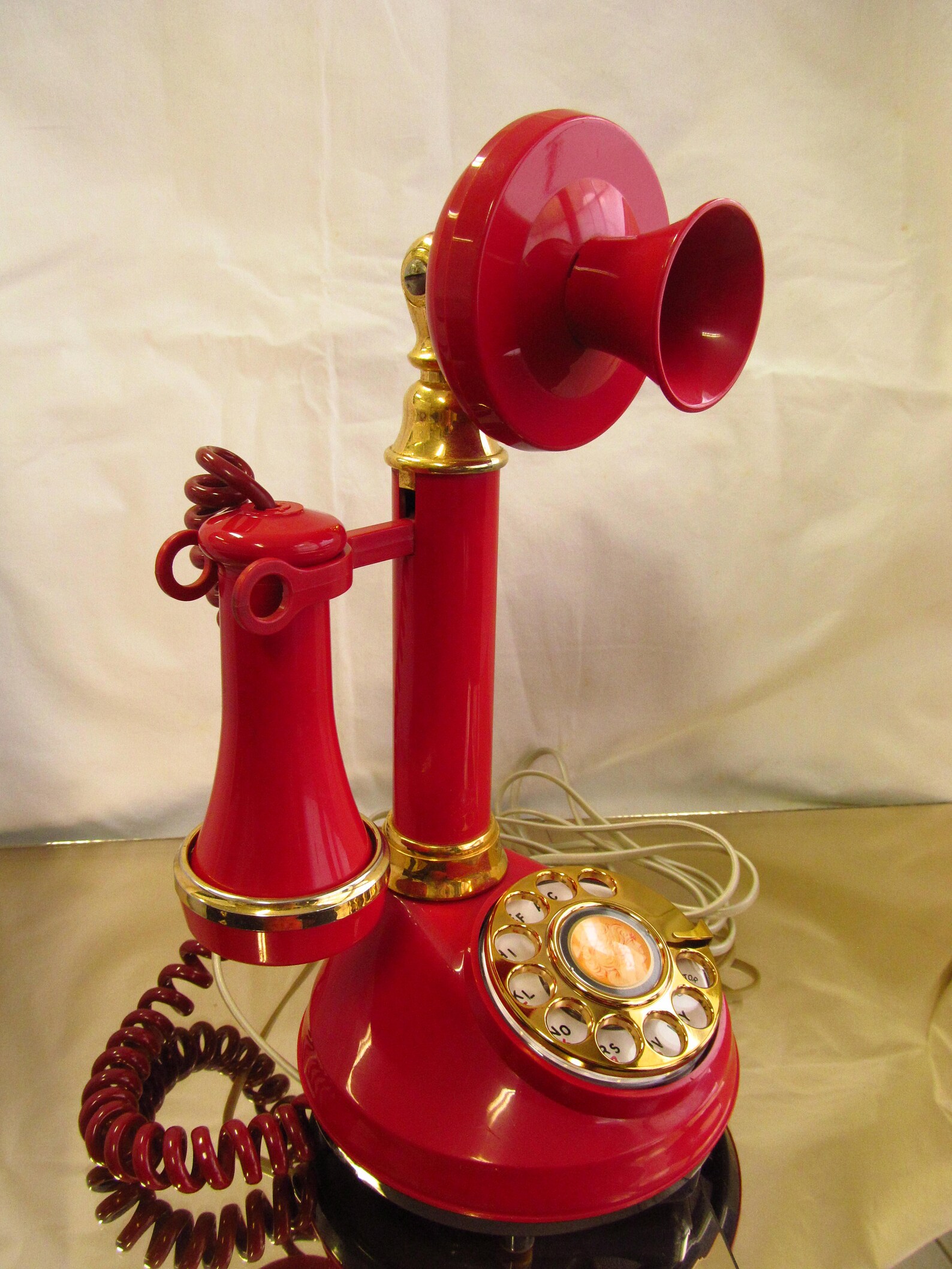 Plastic Reproduction Candlestick Phone U.S. Made - Etsy