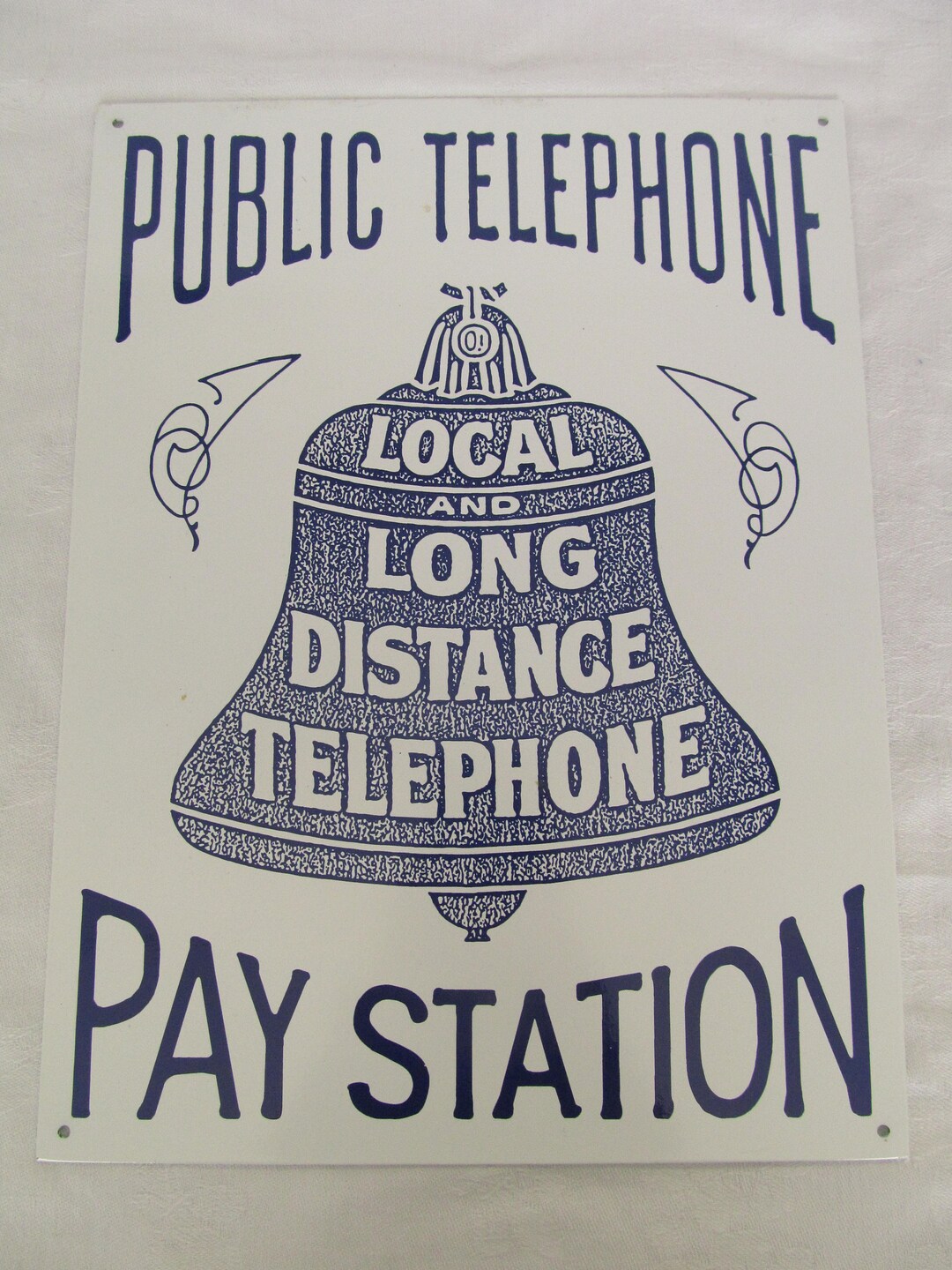 9x12 Reproduction Steel Paystation Sign - Etsy