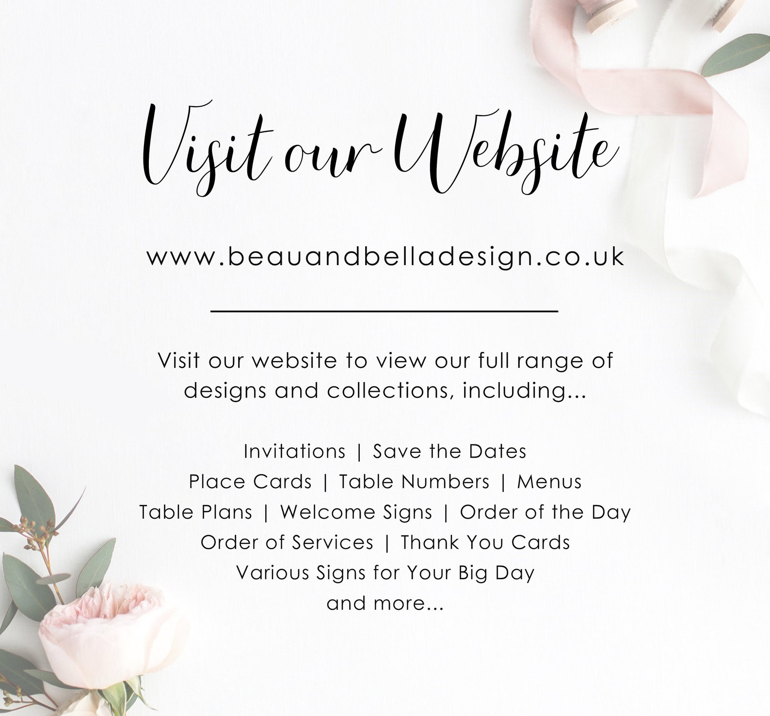 Baby Blue Floral Welcome to Our Wedding Sign, Blue & Eucalyptus Large ...