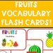 Fruits Vocabulary Flash Cards! (DIGITAL DOWNLOAD) - Etsy