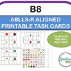ABLLS-R Aligned B9 Block Designs on Picture Cards Task Cards, Pictures ...