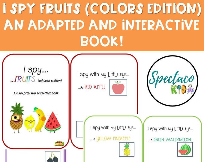 Let's Make a Fruit Salad! an Adapted and Interactive Book- DIGITAL ...