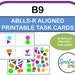 ABLLS-R Aligned B9 Block Designs on Picture Cards Task Cards, Pictures ...
