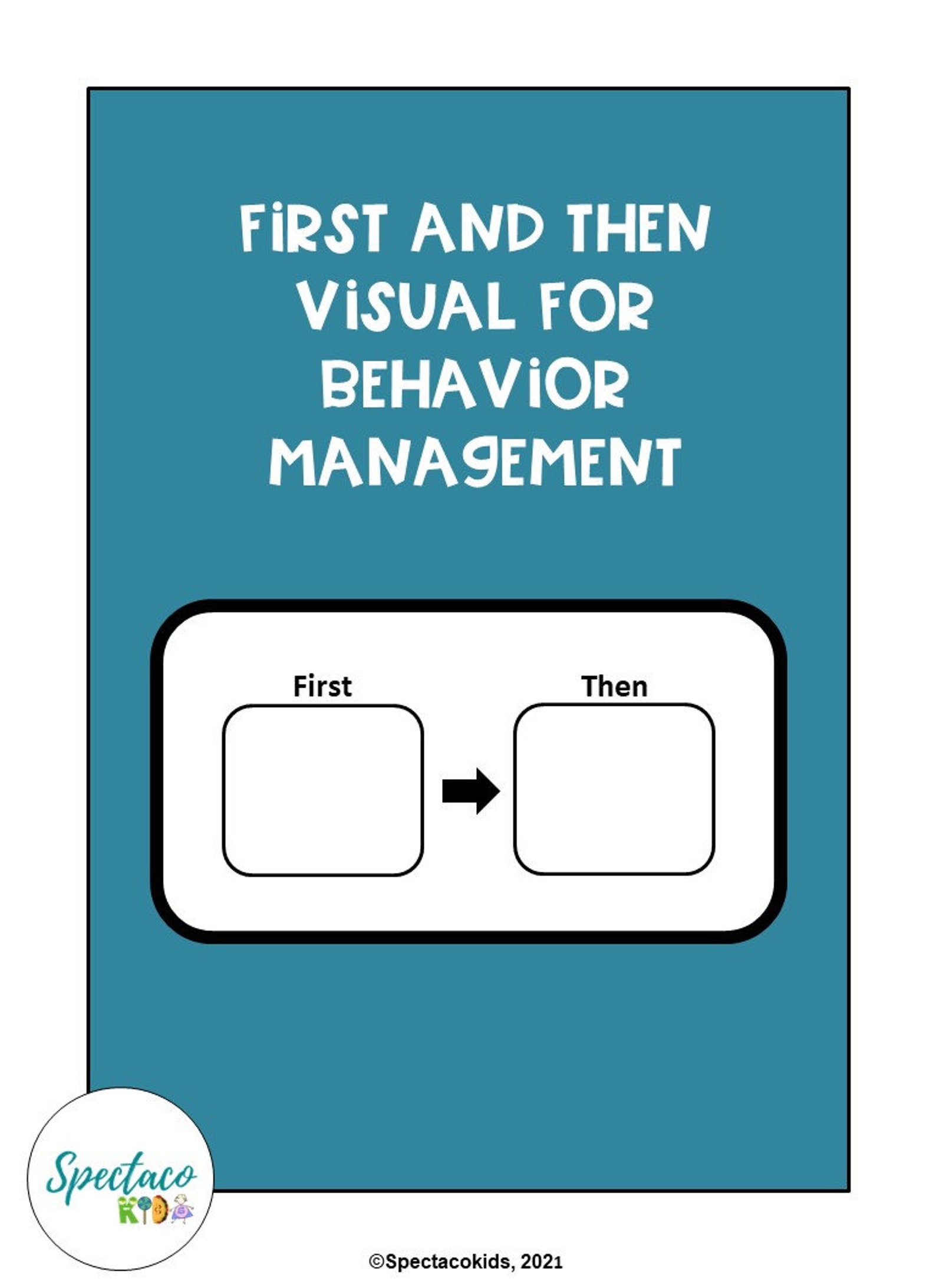 First and Then Visuals, Autism, Behavior Management, Self Regulation ...
