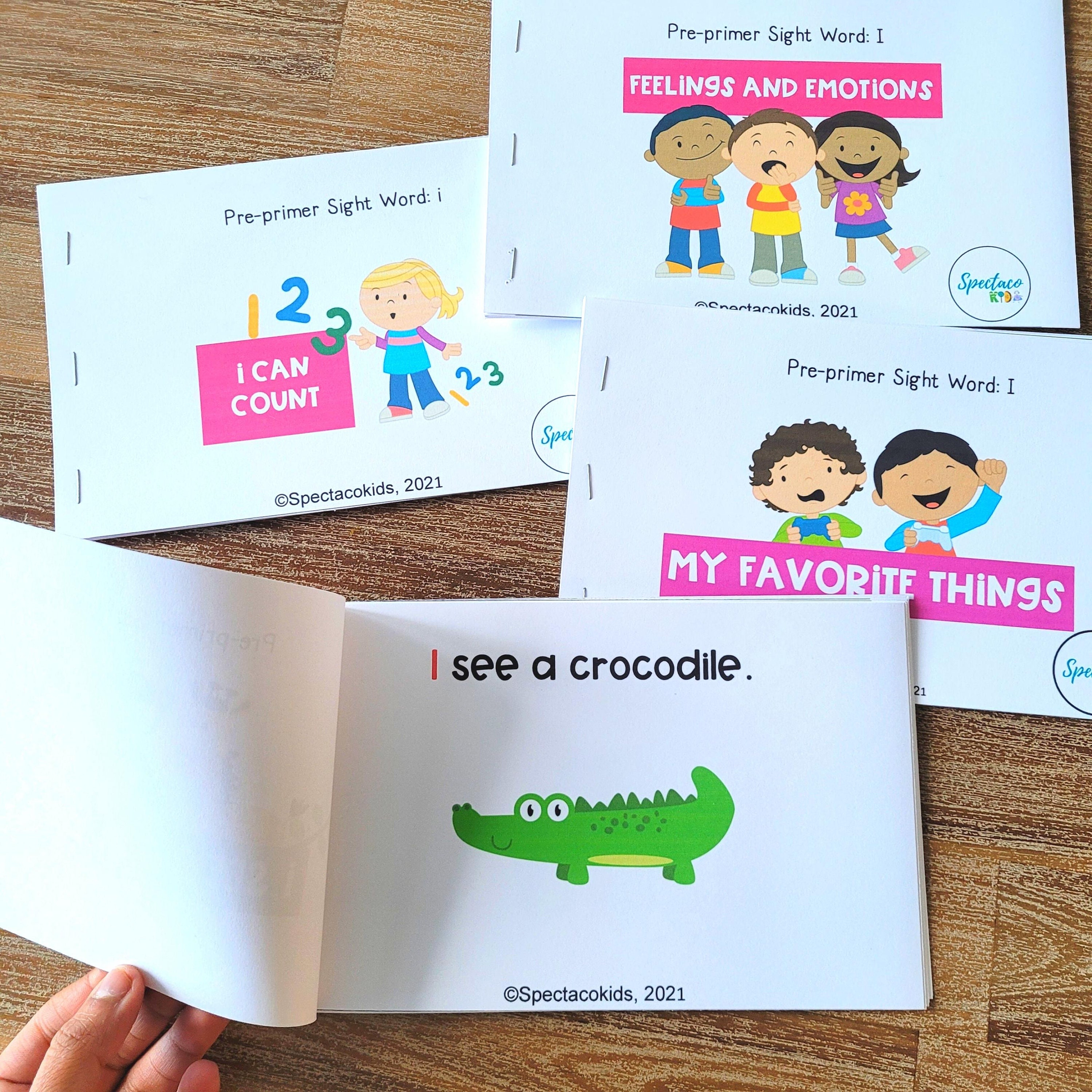 Sight Words Books, Printable Kindergarten Books, Homeschool ...
