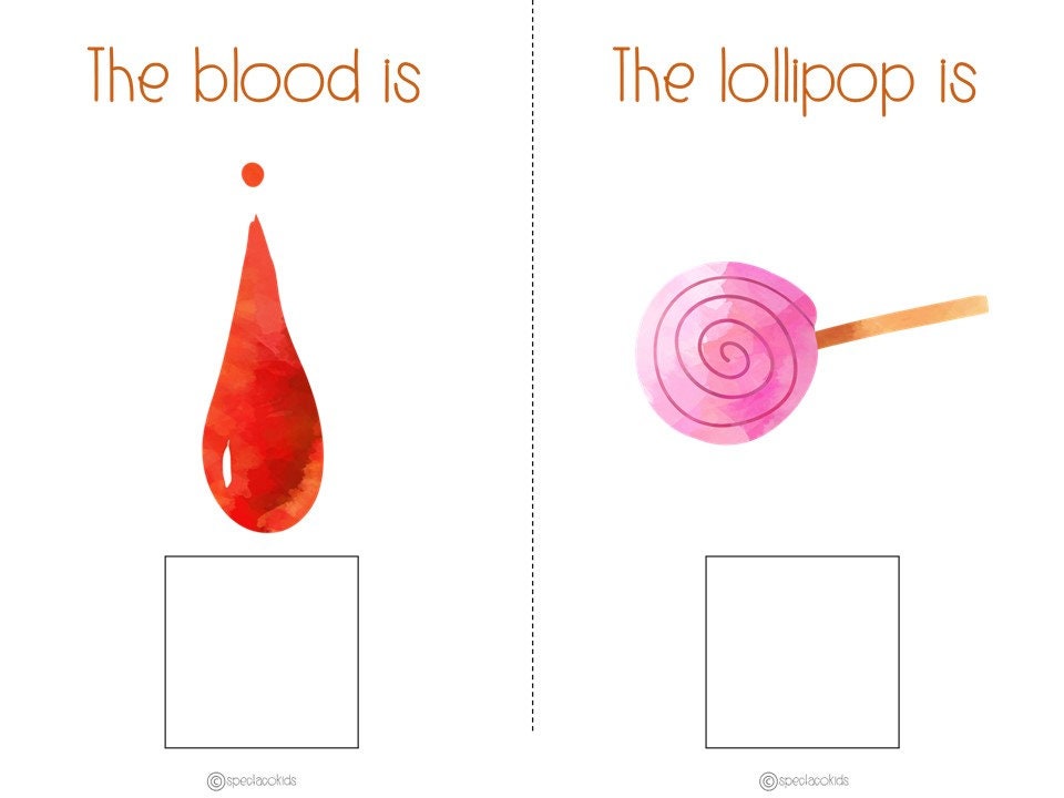 Halloween Colours PRINTABLE ADAPTED INTERACTIVE Book for Speech Therapy ...