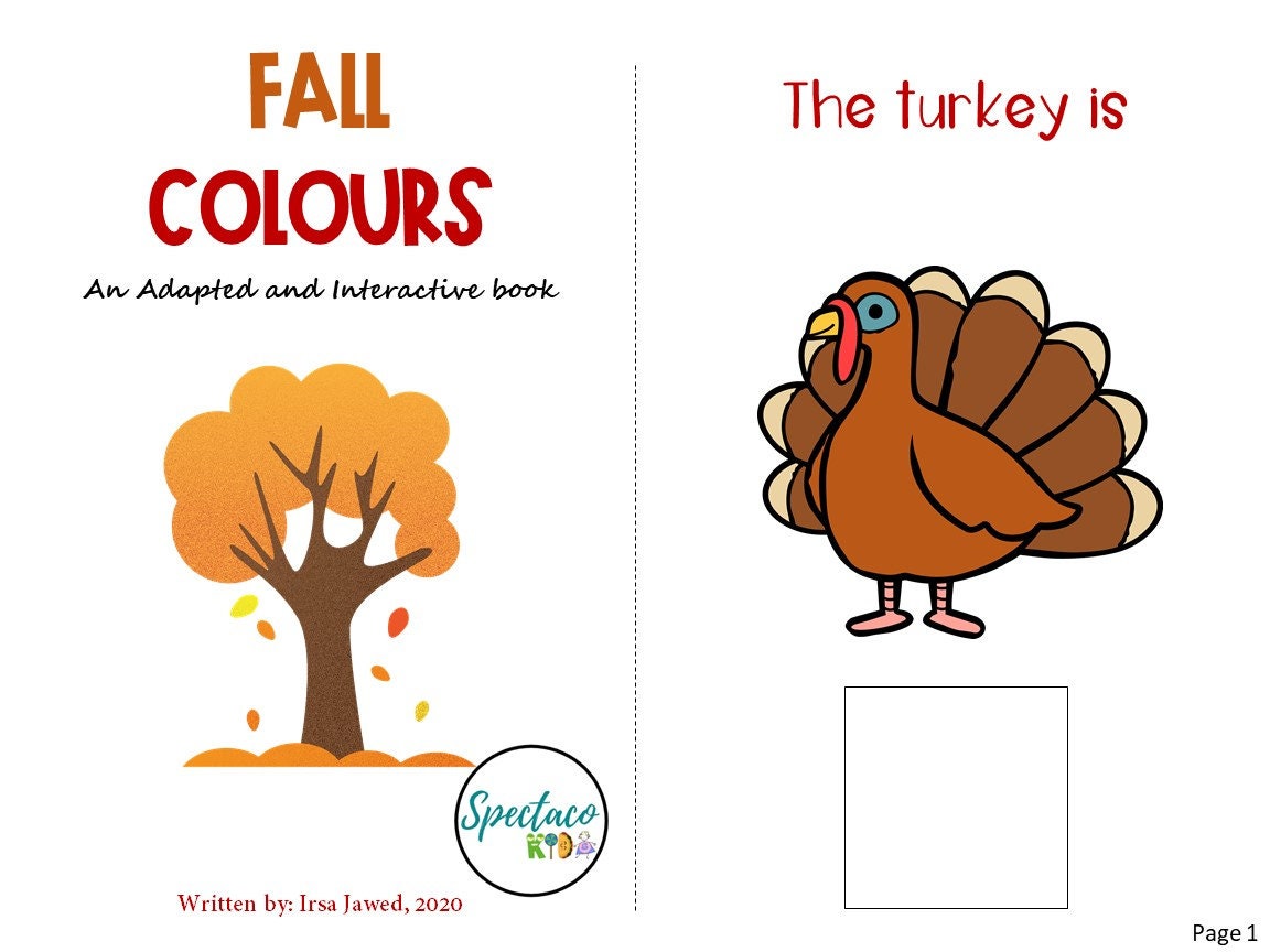 Fall Theme Basic Concepts Bundle PRINTABLE ADAPTED INTERACTIVE Books ...