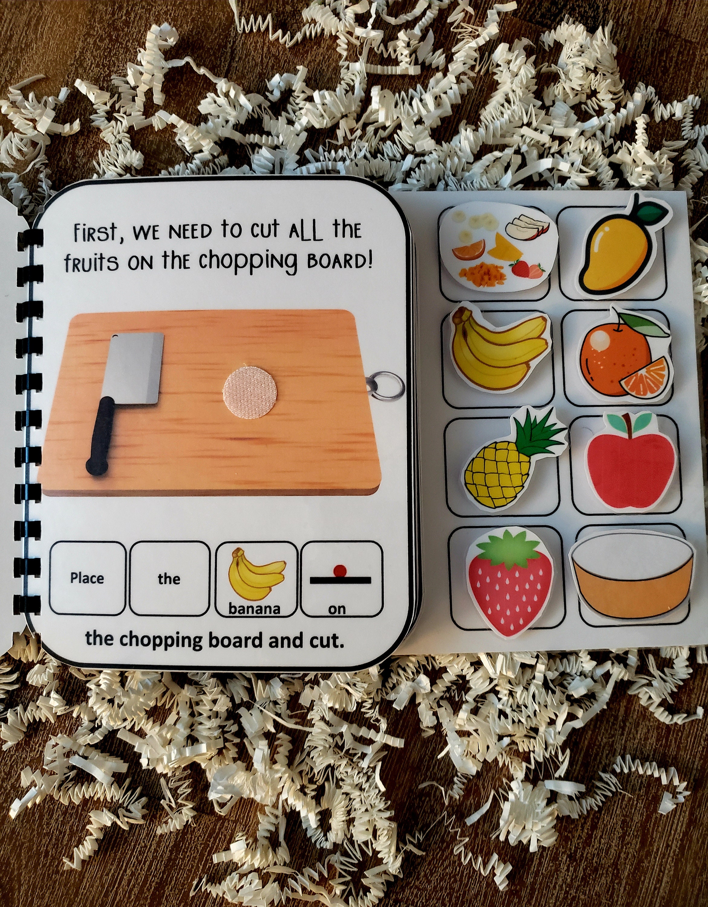 Let's Make a Fruit Salad an Adapted and Interactive Book DIGITAL ...