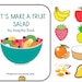 Let's Make a Fruit Salad! an Adapted and Interactive Book- DIGITAL ...
