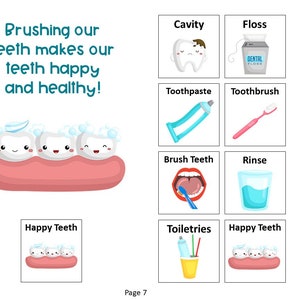 I Can Brush My Teeth! PRINTABLE ADAPTED INTERACTIVE Book for Speech ...