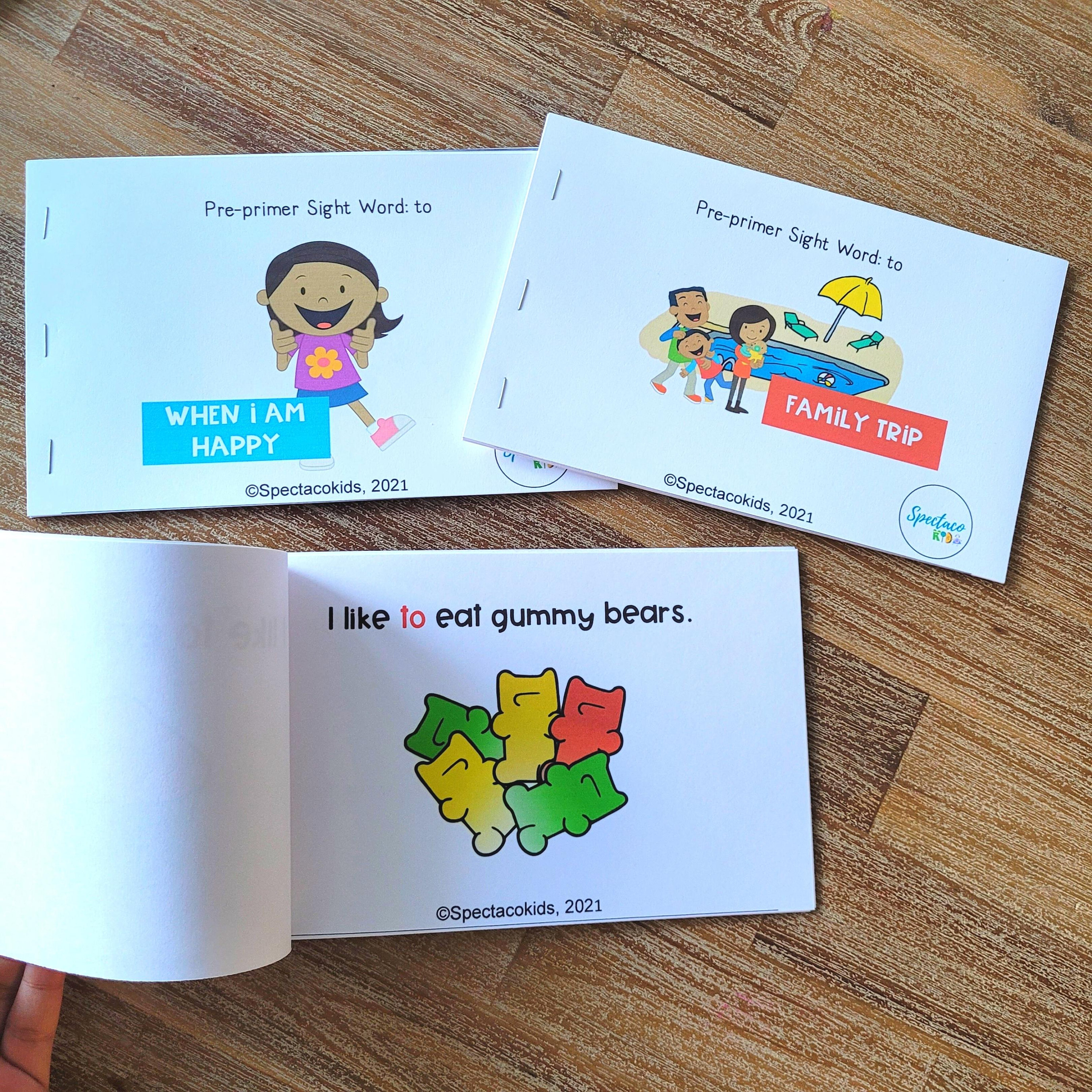 Sight Words Printable Books, Printable Kindergarten Books, Homeschool ...