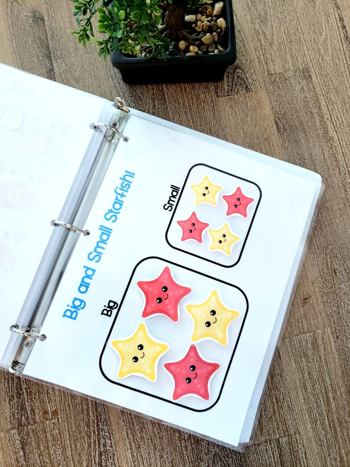 Sea Animal Busy Book | Toddler Learning Binder Worksheets (PDF Pattern ...