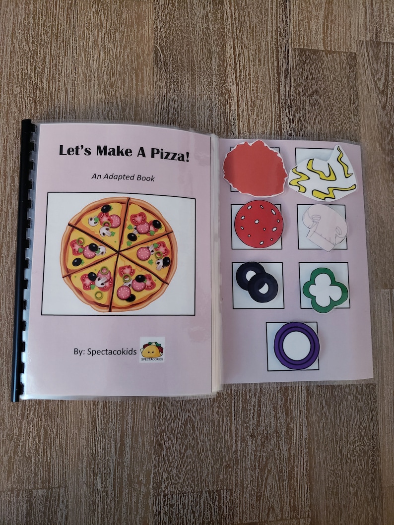 Let’s Make A Pizza, Adapted/interactive Book- DIGITAL DOWNLOAD - Etsy