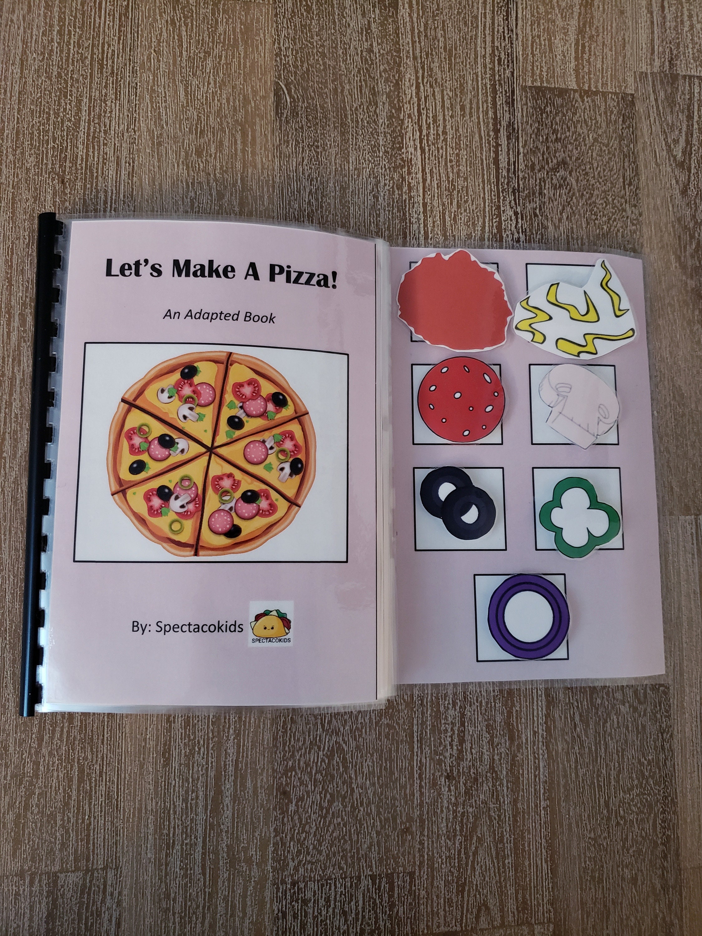 Let’s Make A Pizza, Adapted/interactive Book- DIGITAL DOWNLOAD - Etsy