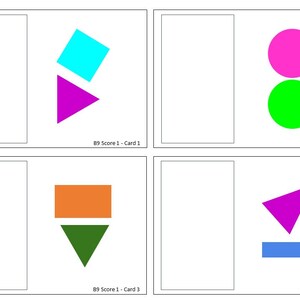 ABLLS-R Aligned B9 Block Designs on Picture Cards Task Cards, Pictures ...