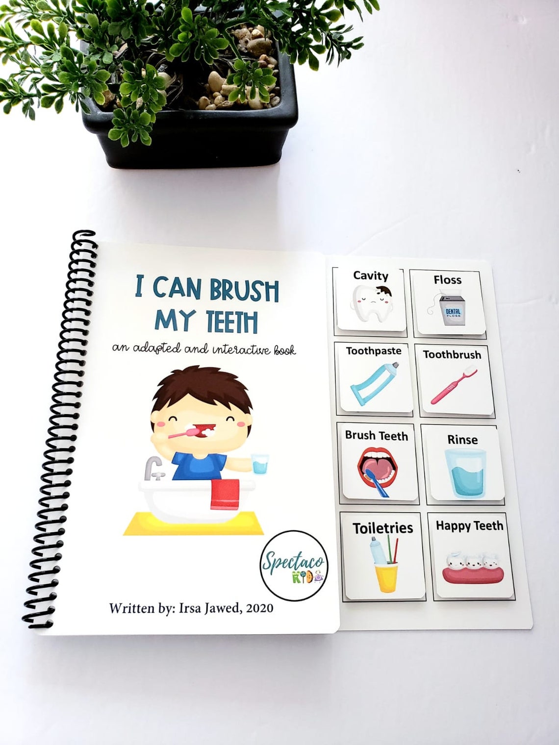 I Can Brush My Teeth! PRINTABLE ADAPTED INTERACTIVE Book for Speech ...