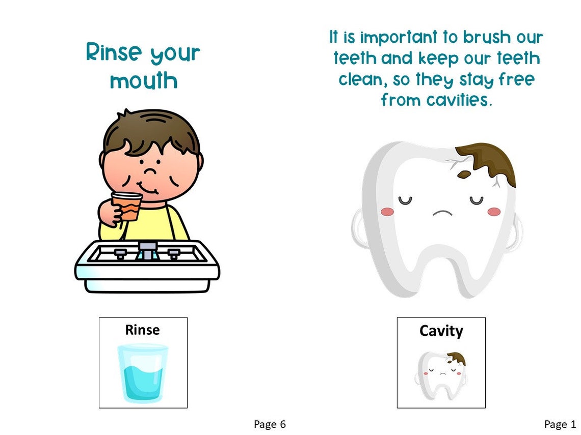I Can Brush My Teeth! PRINTABLE ADAPTED INTERACTIVE Book for Speech ...