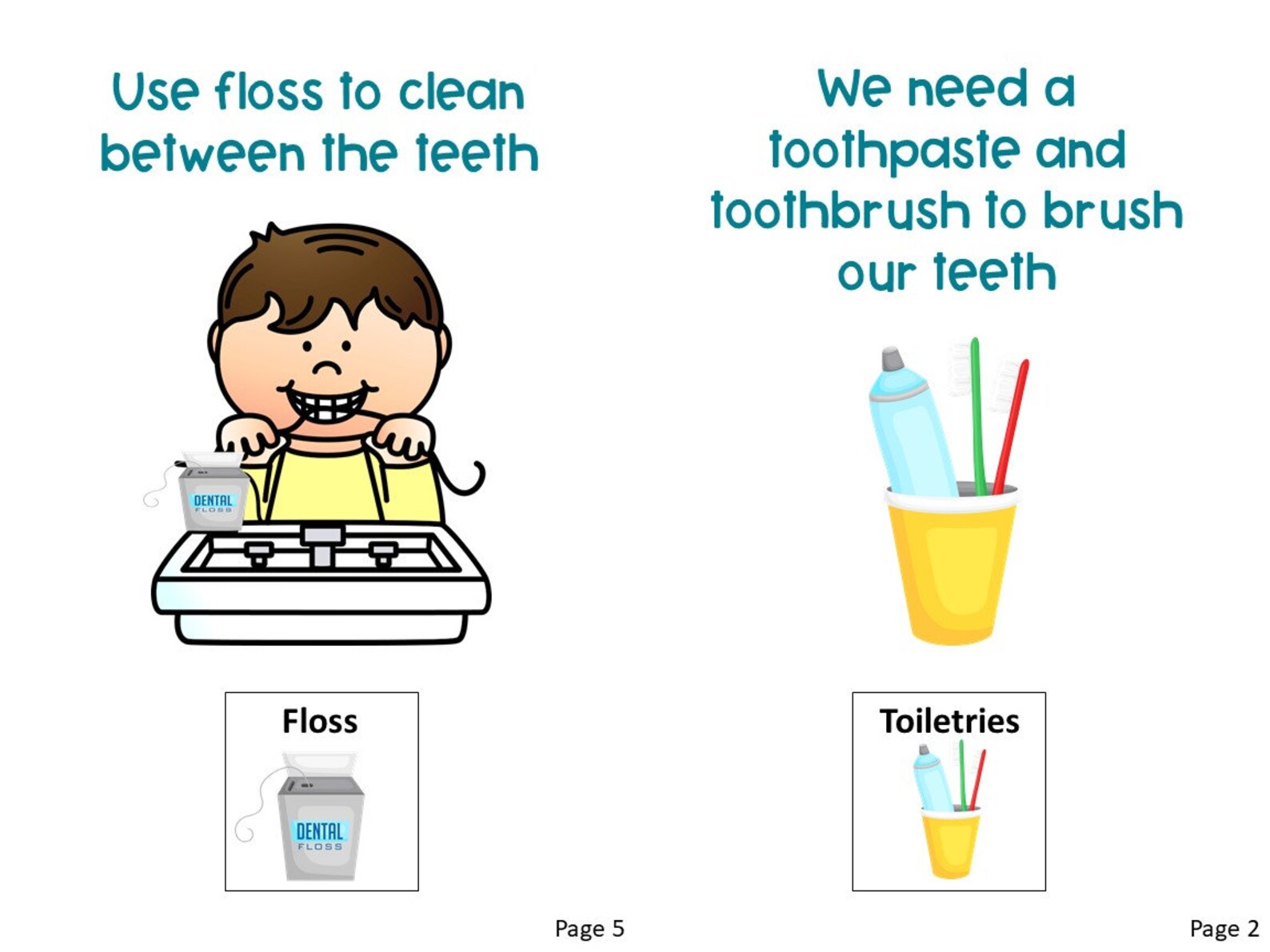 I Can Brush My Teeth! PRINTABLE ADAPTED INTERACTIVE Book for Speech ...