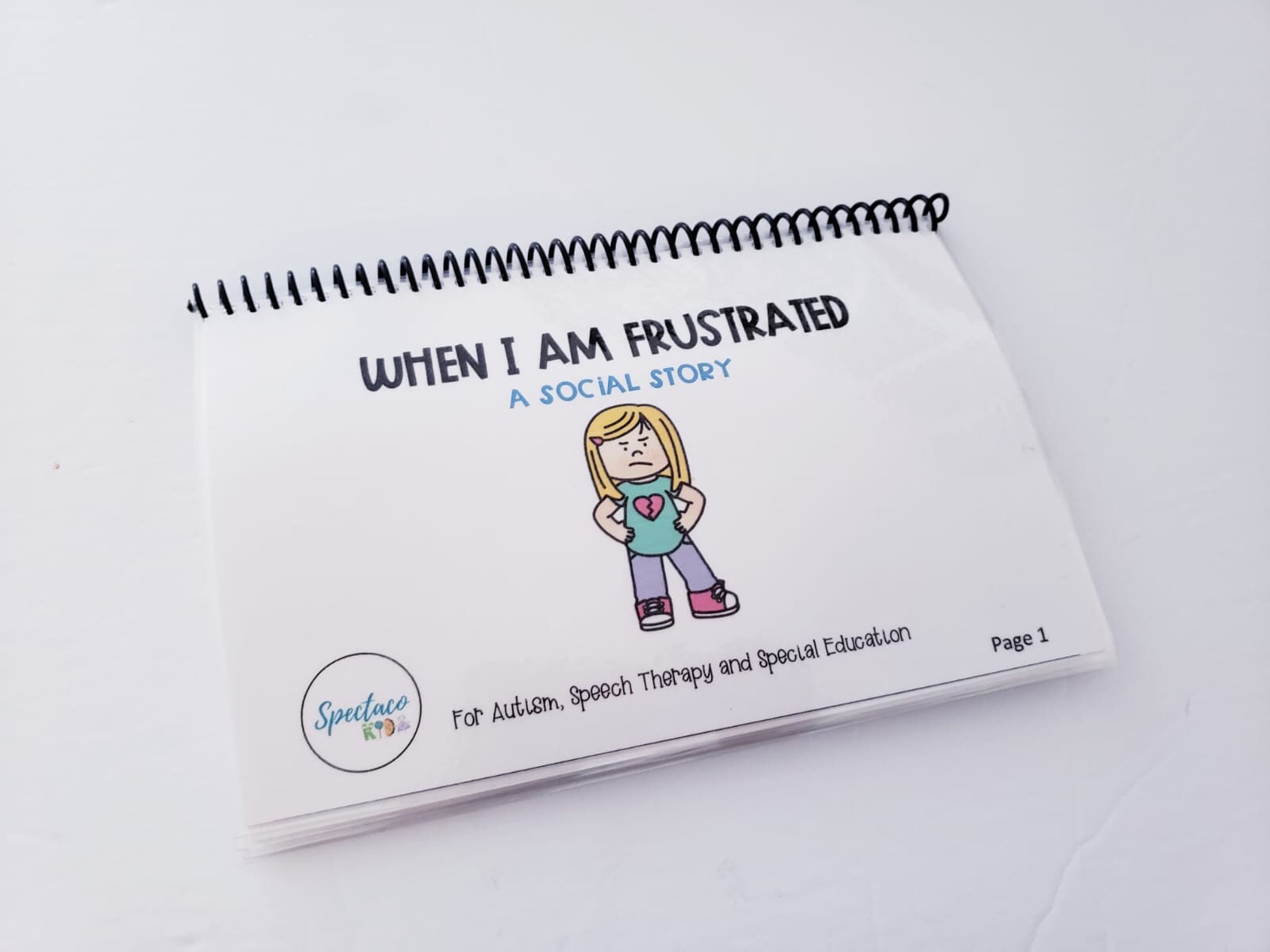 When I Am Frustrated A Social Story for Autism and Behavior Management ...