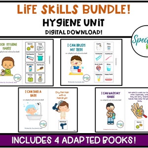 Life Skills for Kids Printable Hygiene Bundle, Busy Book Printable for ...