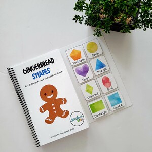 Winter Shapes PRINTABLE ADAPTED INTERACTIVE Book for Speech Therapy ...