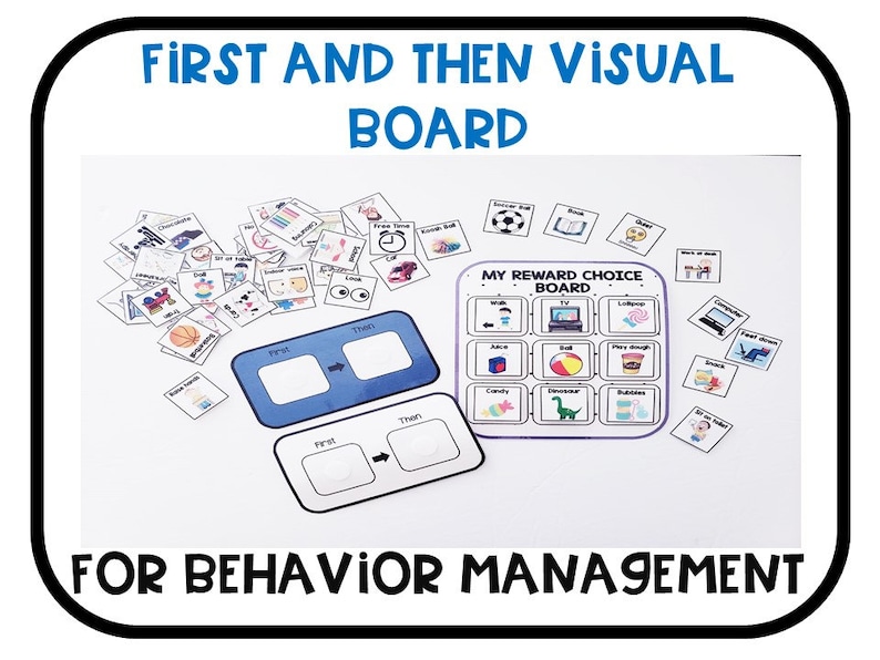 First and Then Visuals Autism Behavior Management Self - Etsy Canada