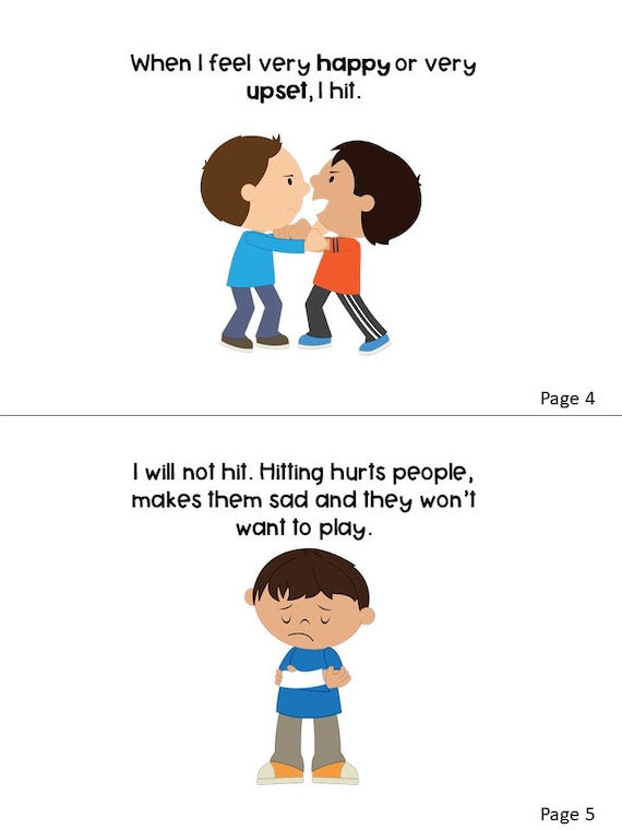 No Hitting Social Story