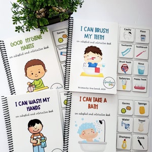 Life Skills for Kids Printable Hygiene Bundle, Busy Book Printable for ...