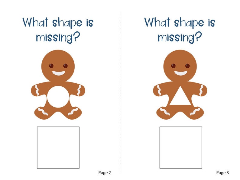 Winter Shapes PRINTABLE ADAPTED INTERACTIVE Book for Speech Therapy ...