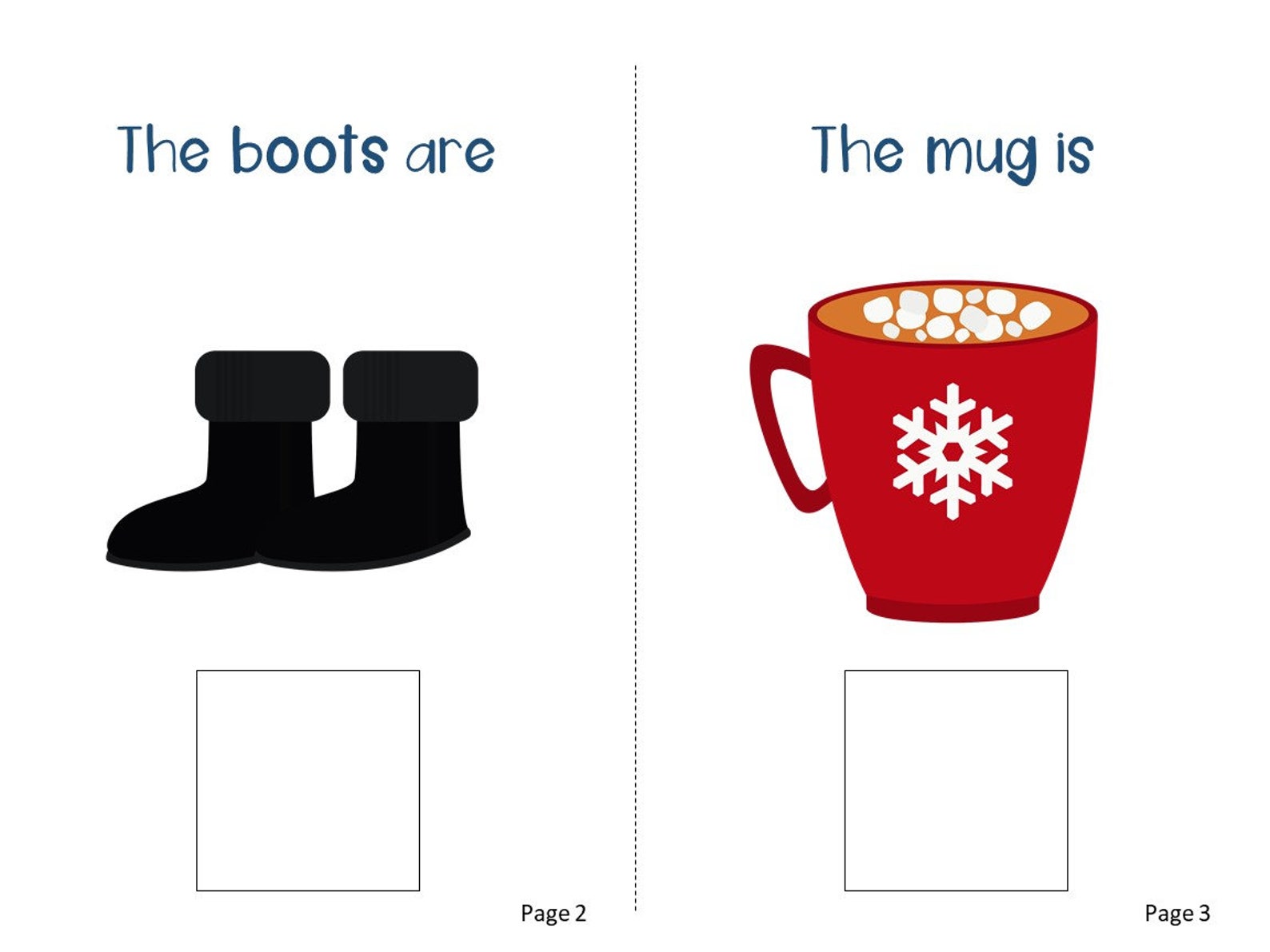 Winter Theme Basic Concepts Bundle PRINTABLE ADAPTED - Etsy Canada