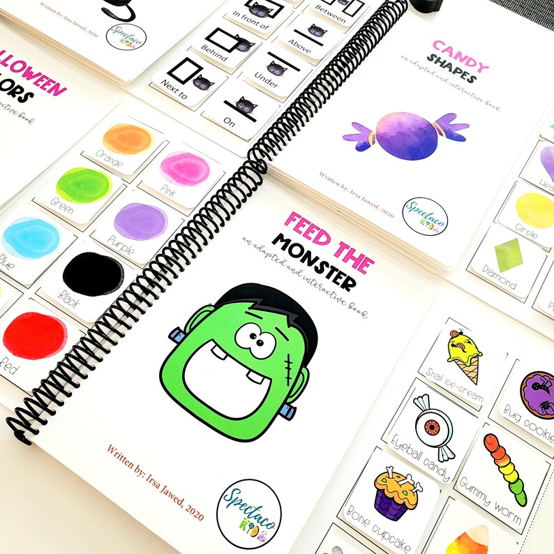 Halloween Matching PRINTABLE ADAPTED Fun Book for Speech Therapy ...