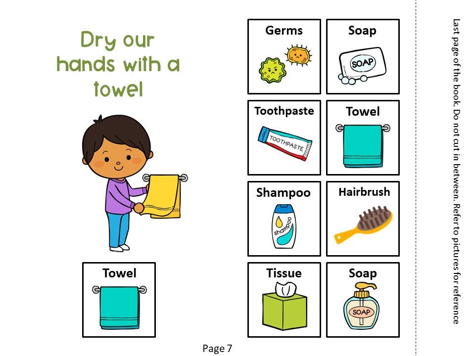 Good Hygiene Habits! PRINTABLE ADAPTED INTERACTIVE Book for Speech ...