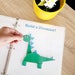 Dinosaur Printable Toddler Busy Book Sorting and Matching Learning ...
