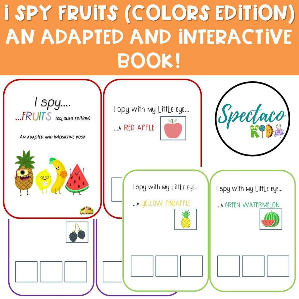 I Spy...fruits Digital Download - Etsy Hong Kong