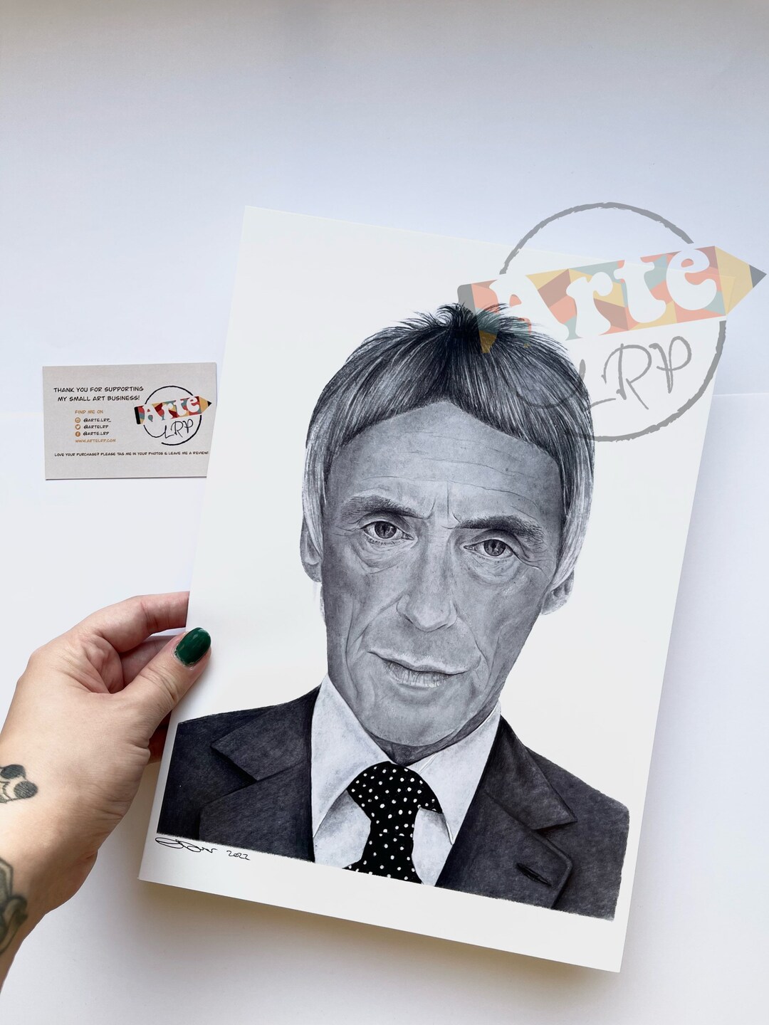 Paul Weller - A4 Limited Edition Print - Etsy
