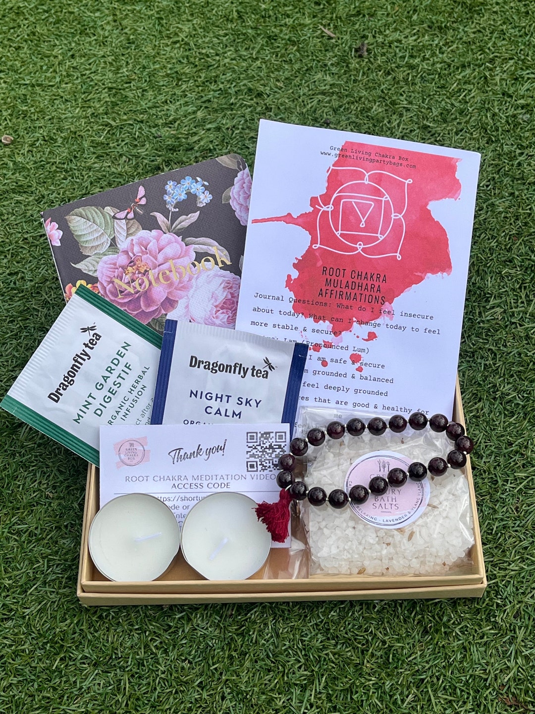 Root Chakra Healing Meditation Gift Box, Mindful Anxiety Stress Relief ...